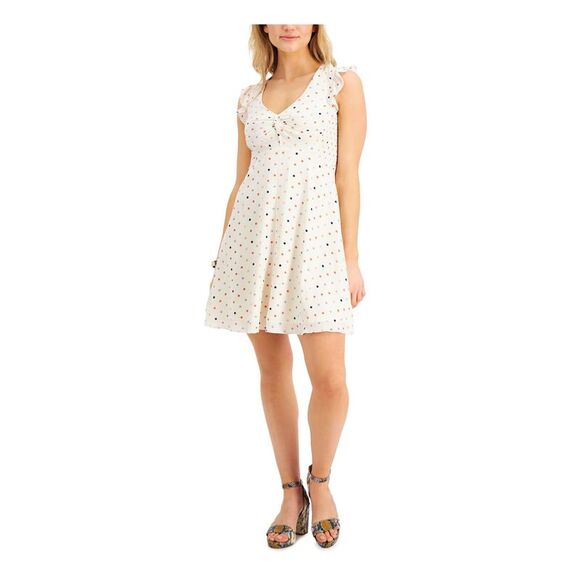 BAR III DRESSES | Dresses | Bar Iii Dresses Womens White Twist Front ...